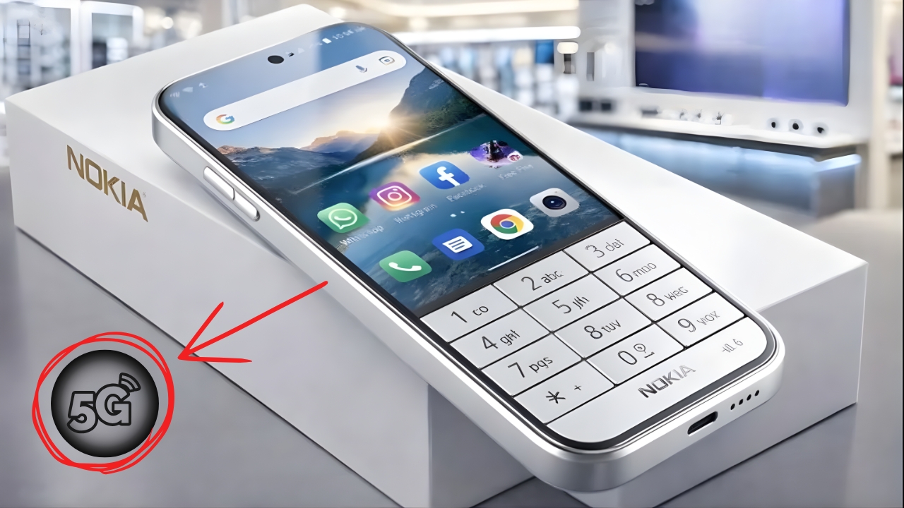 Nokia 5G Keypad Phone Launched with 108MP Camera, 6000mAh Battery ...